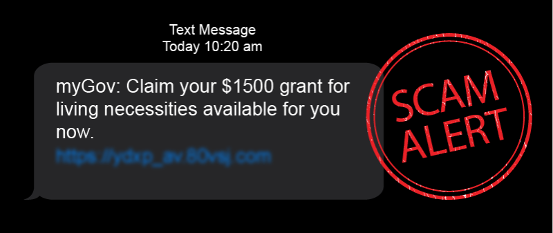 Government ‘cost of living’ impersonation scam | ACMA